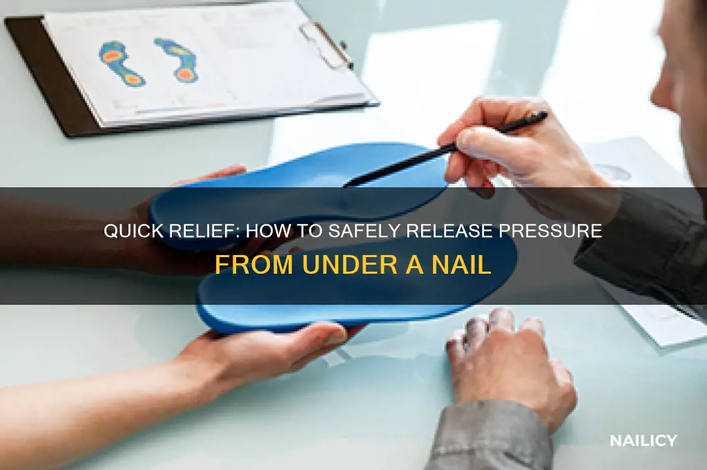 Quick Relief: How To Safely Release Pressure From Under A Nail | Nailicy