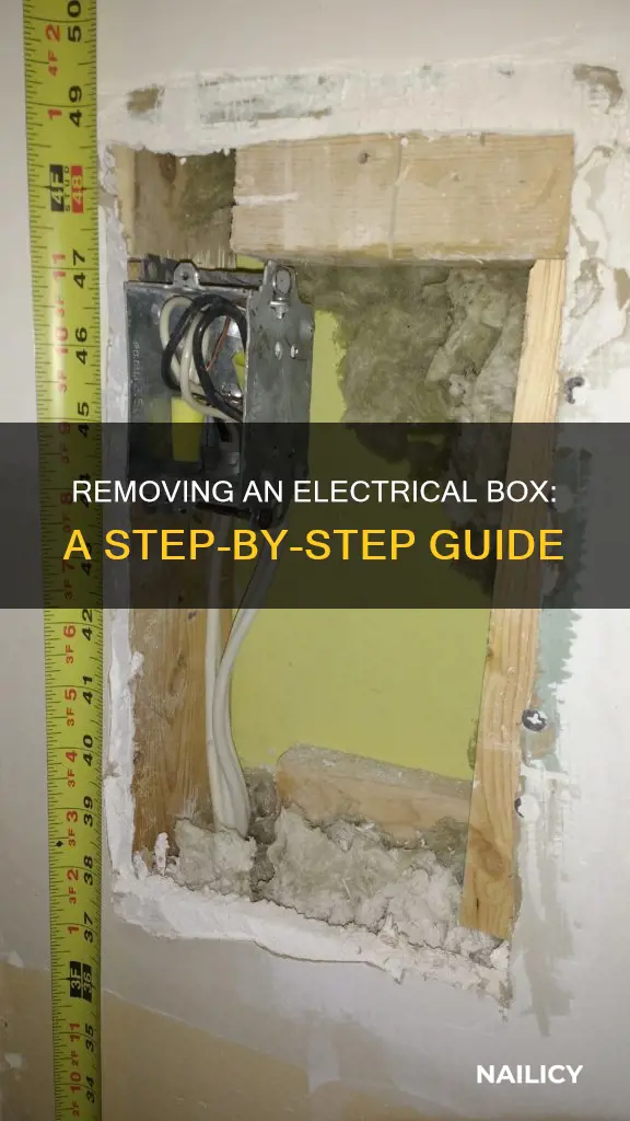 Removing An Electrical Box: A Step-By-Step Guide | Nailicy