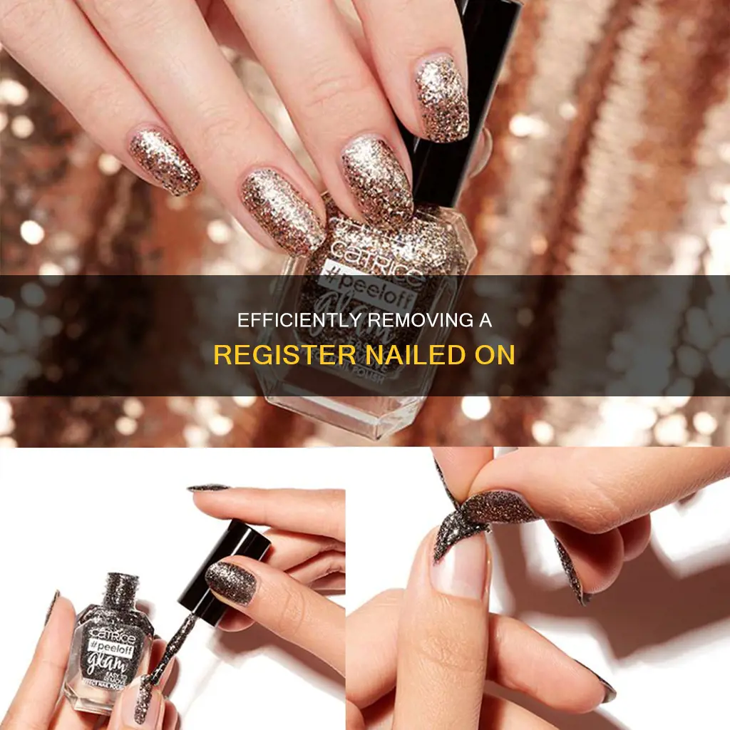 Efficiently Removing A Register Nailed On | Nailicy