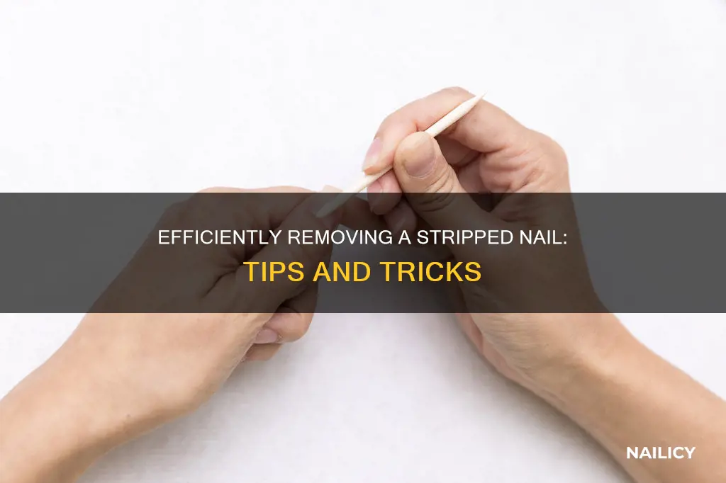 Efficiently Removing A Stripped Nail: Tips And Tricks | Nailicy
