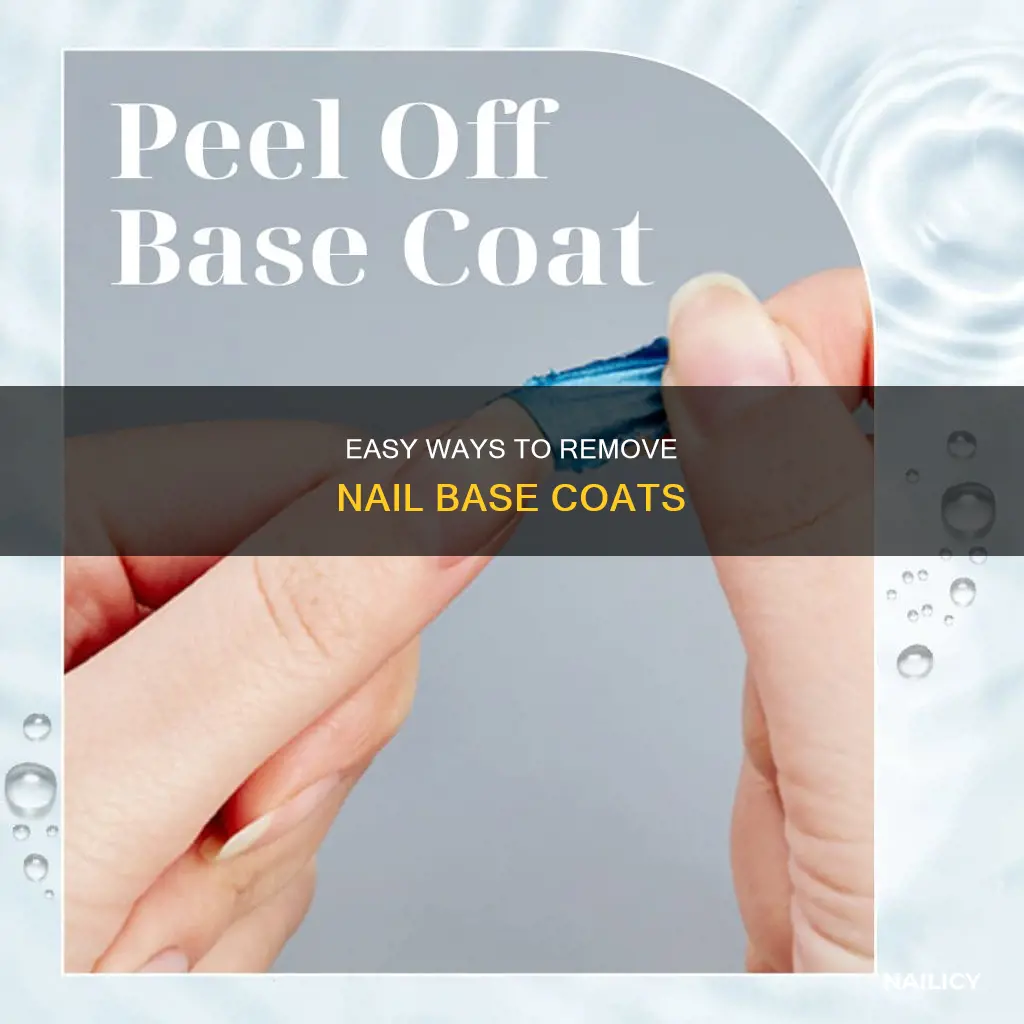 Easy Ways To Remove Nail Base Coats | Nailicy