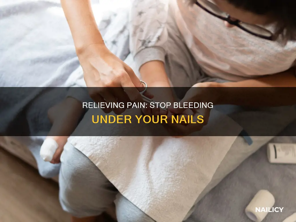 Relieving Pain: Stop Bleeding Under Your Nails | Nailicy