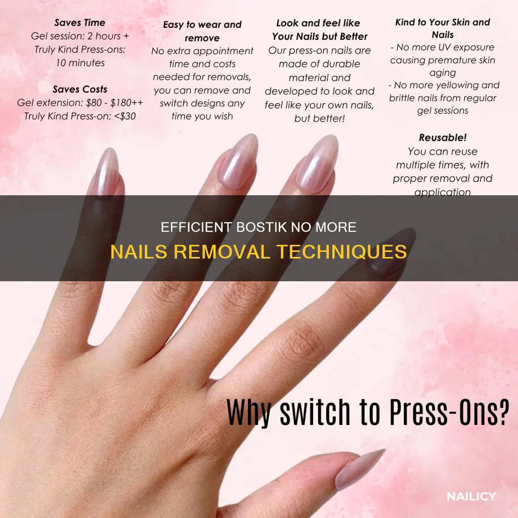 Efficient Bostik No More Nails Removal Techniques | Nailicy