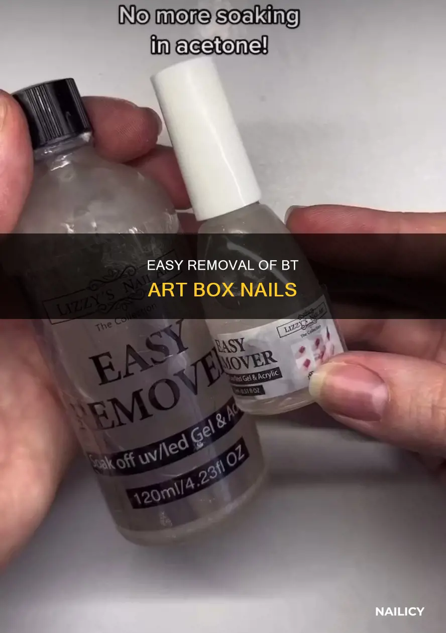 Easy Removal Of Bt Art Box Nails | Nailicy