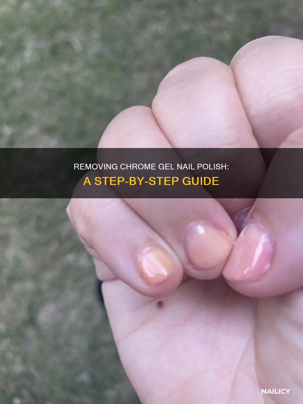 Removing Chrome Gel Nail Polish: A Step-By-Step Guide | Nailicy