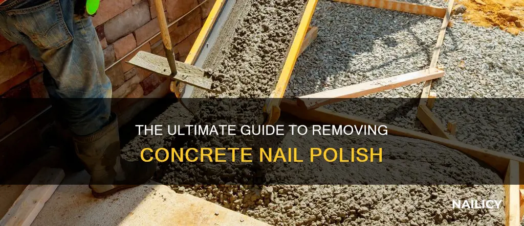 The Ultimate Guide To Removing Concrete Nail Polish | Nailicy