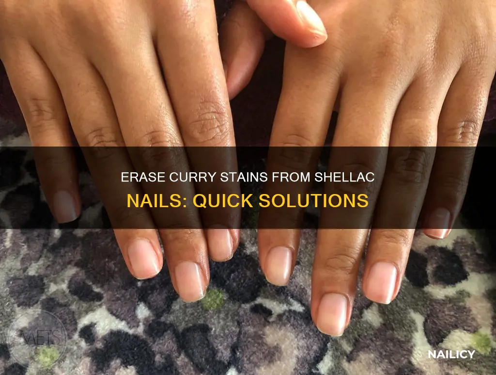 Erase Curry Stains From Shellac Nails: Quick Solutions | Nailicy