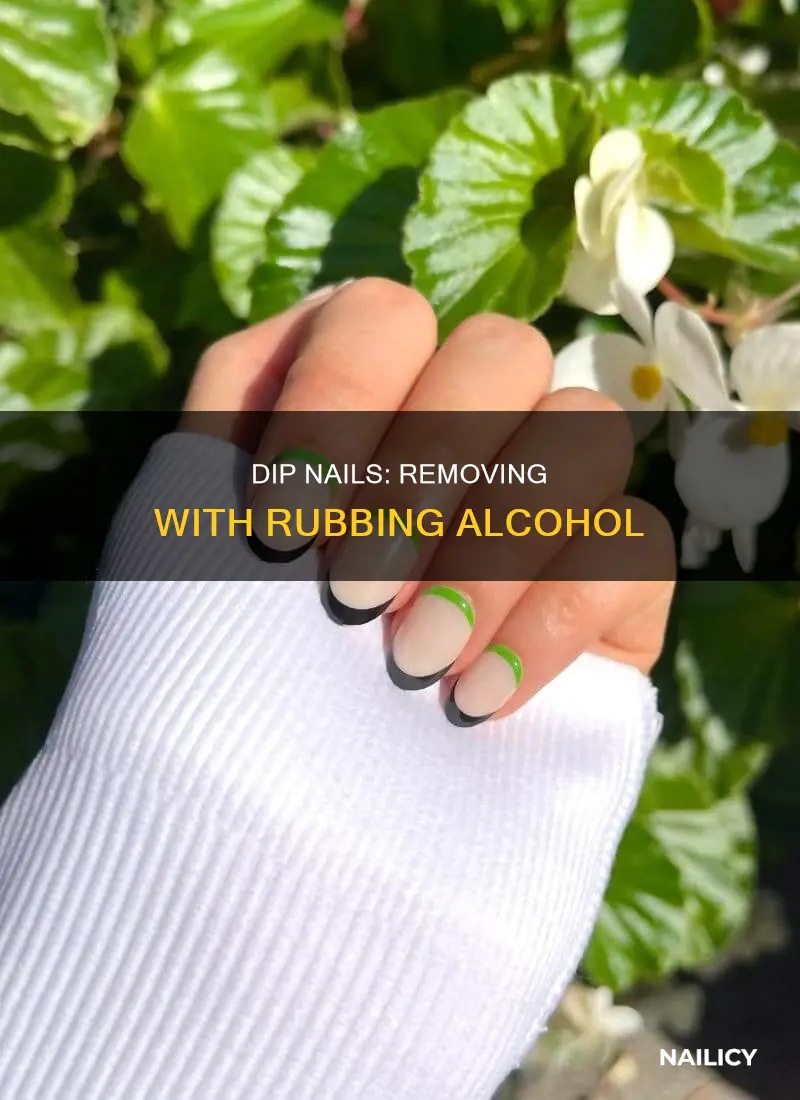Dip Nails: Removing With Rubbing Alcohol | Nailicy