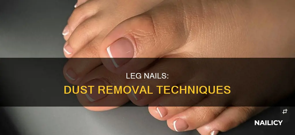 Leg Nails: Dust Removal Techniques | Nailicy