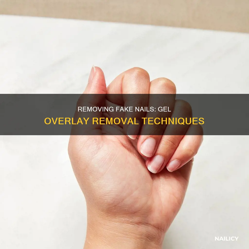 Removing Fake Nails: Gel Overlay Removal Techniques | Nailicy