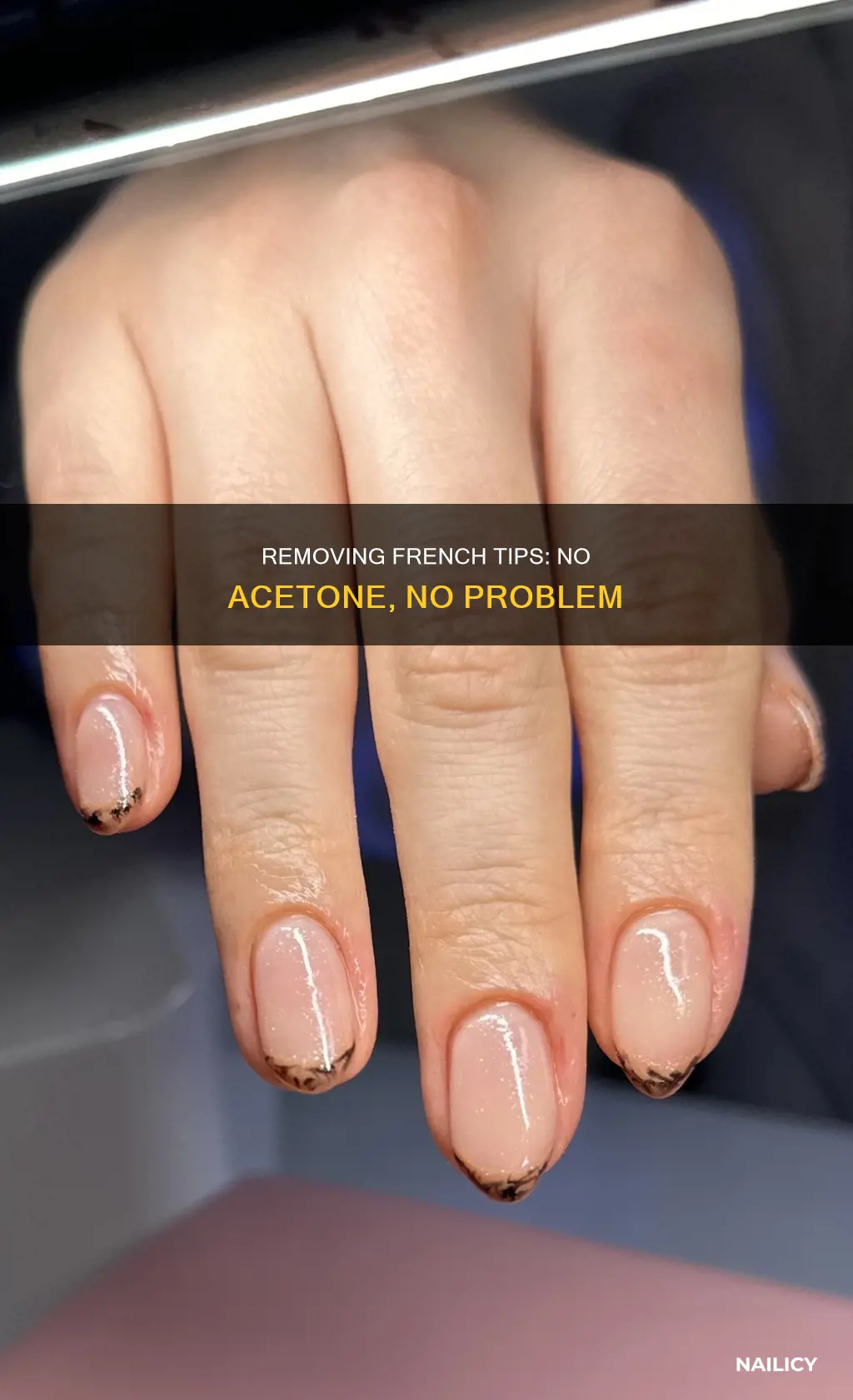 Removing French Tips: No Acetone, No Problem | Nailicy