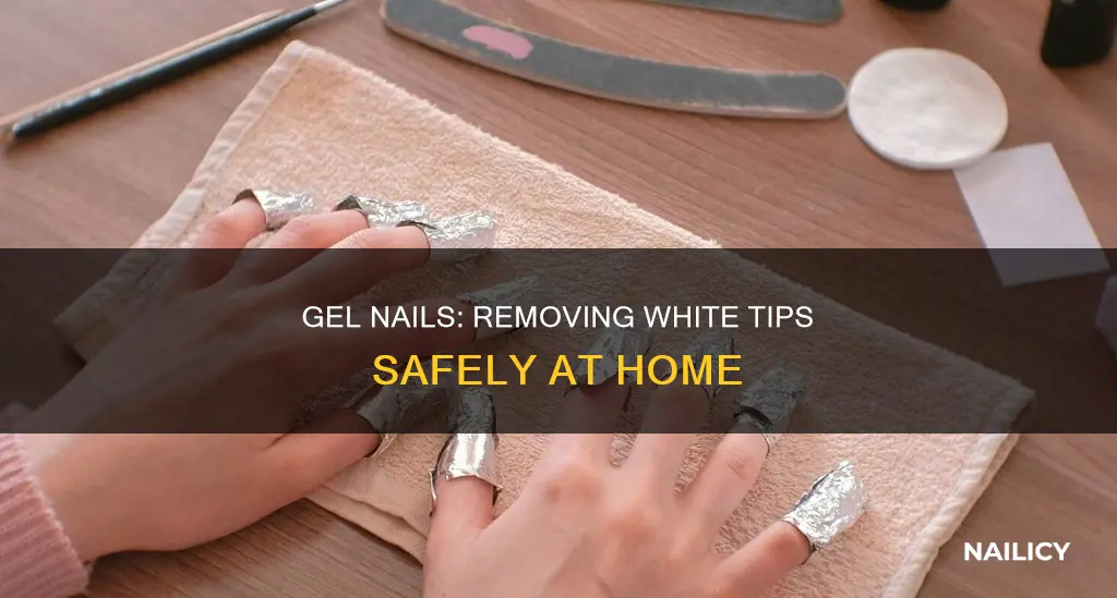 Gel Nails: Removing White Tips Safely At Home | Nailicy