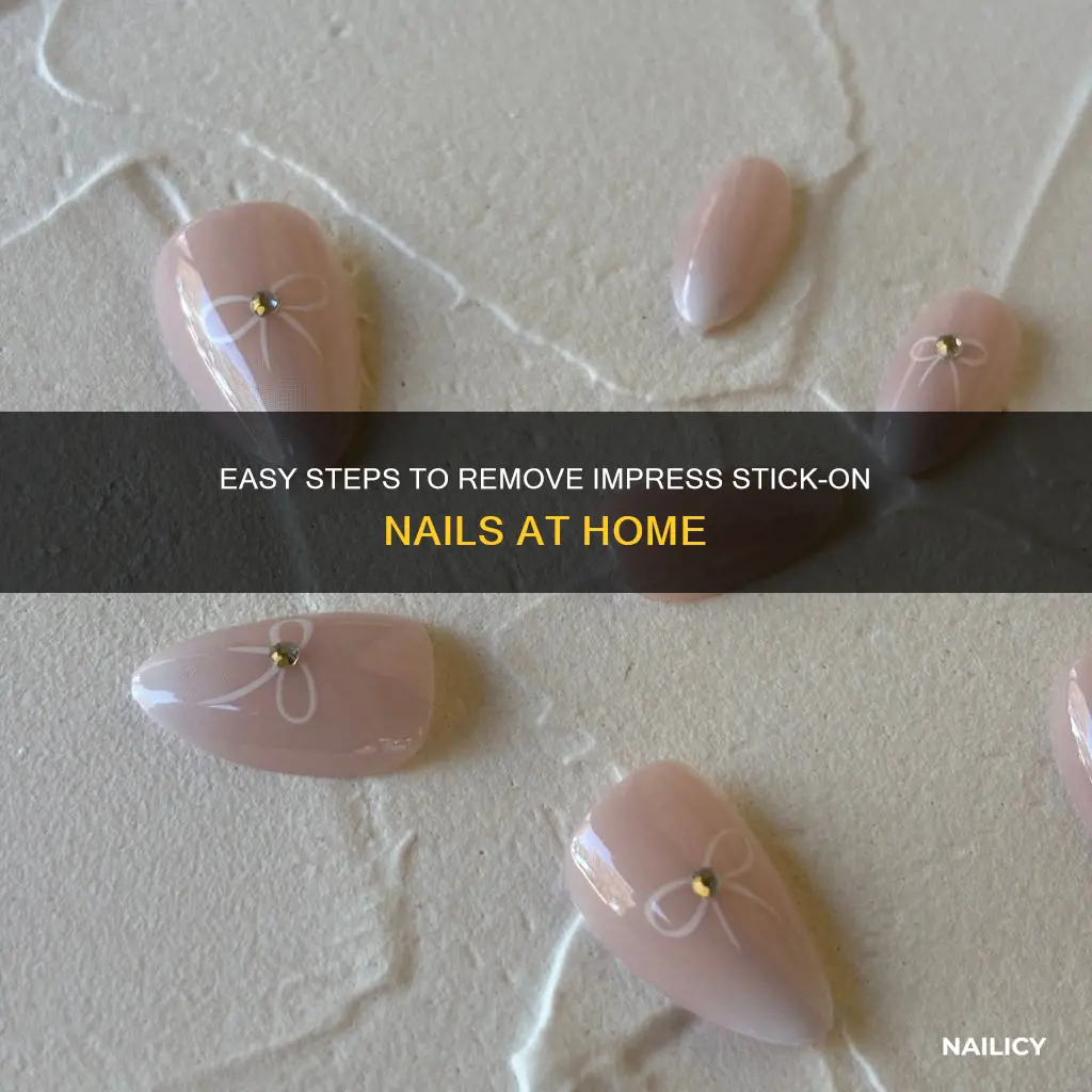 Easy Steps To Remove Impress Stick-On Nails At Home | Nailicy