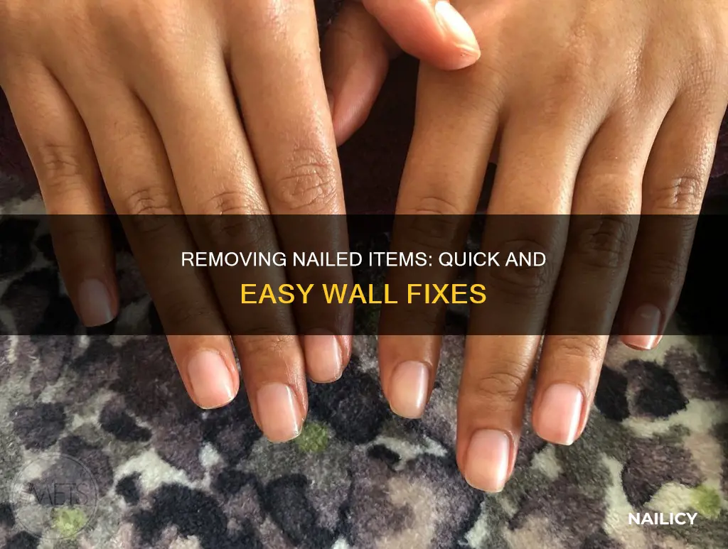 Removing Nailed Items: Quick And Easy Wall Fixes | Nailicy
