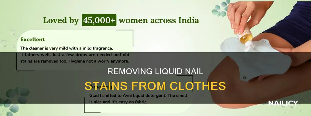 Removing Liquid Nail Stains From Clothes | Nailicy