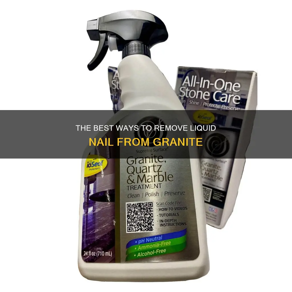 The Best Ways To Remove Liquid Nail From Granite | Nailicy