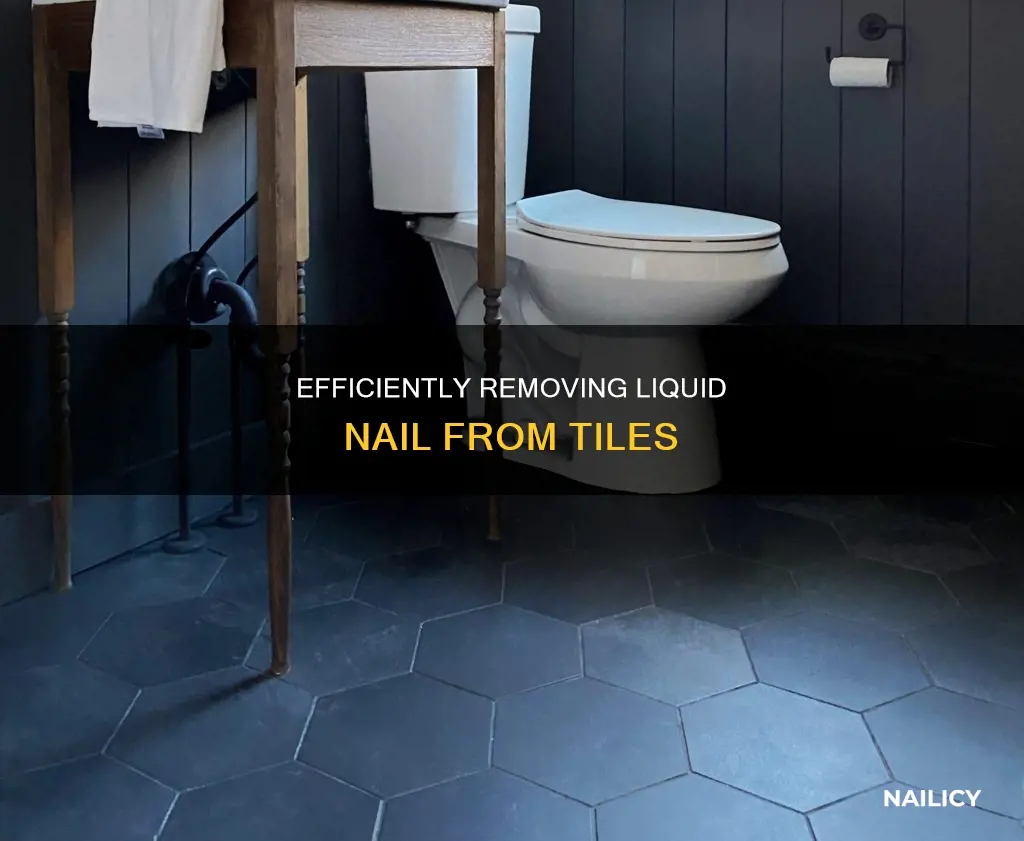 Efficiently Removing Liquid Nail From Tiles | Nailicy