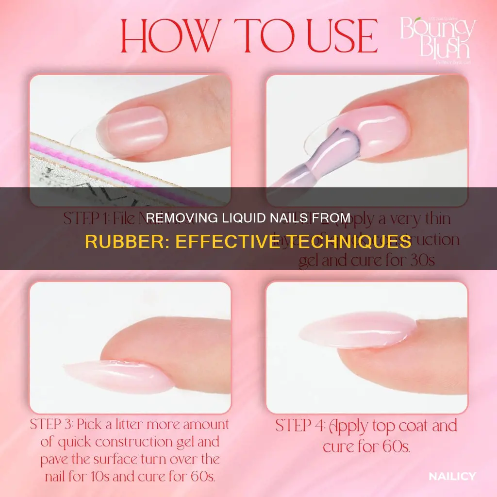 Removing Liquid Nails From Rubber: Effective Techniques | Nailicy