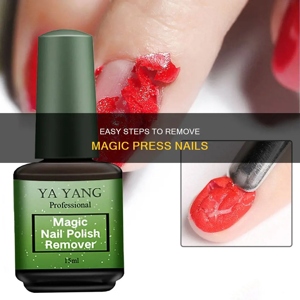 Easy Steps To Remove Magic Press Nails | Nailicy
