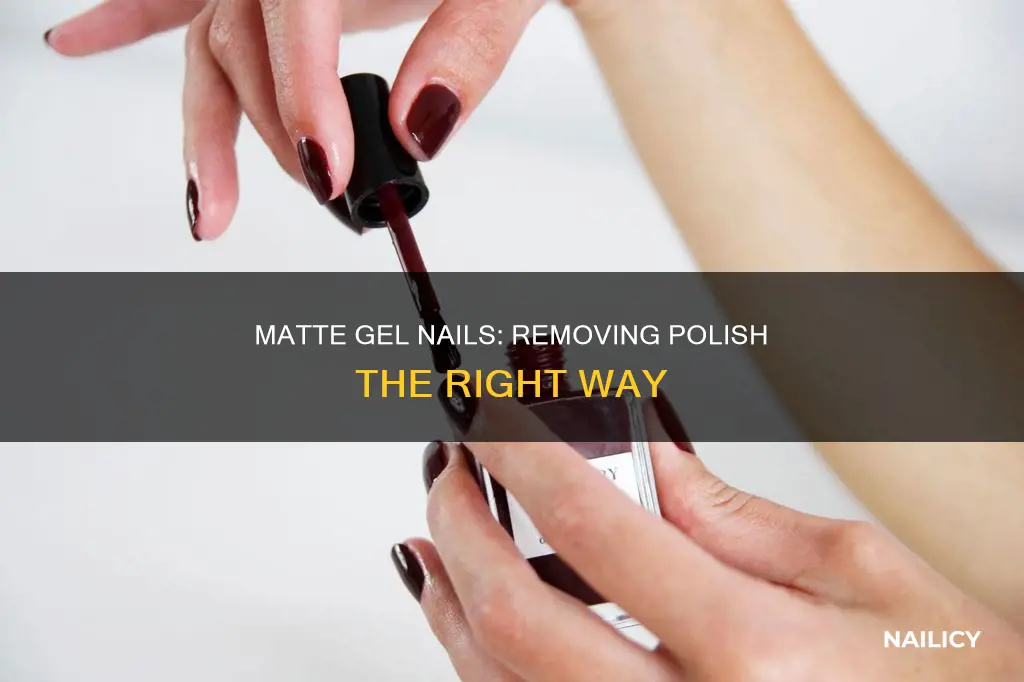 Matte Gel Nails: Removing Polish The Right Way | Nailicy