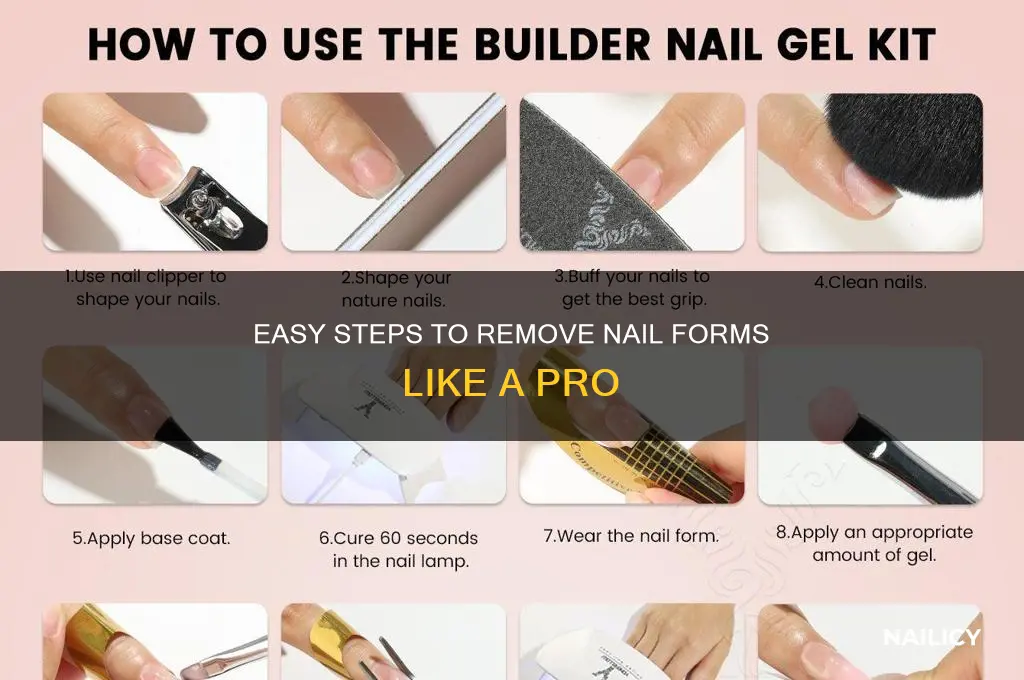 Easy Steps To Remove Nail Forms Like A Pro | Nailicy