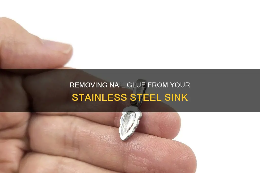 Removing Nail Glue From Your Stainless Steel Sink | Nailicy