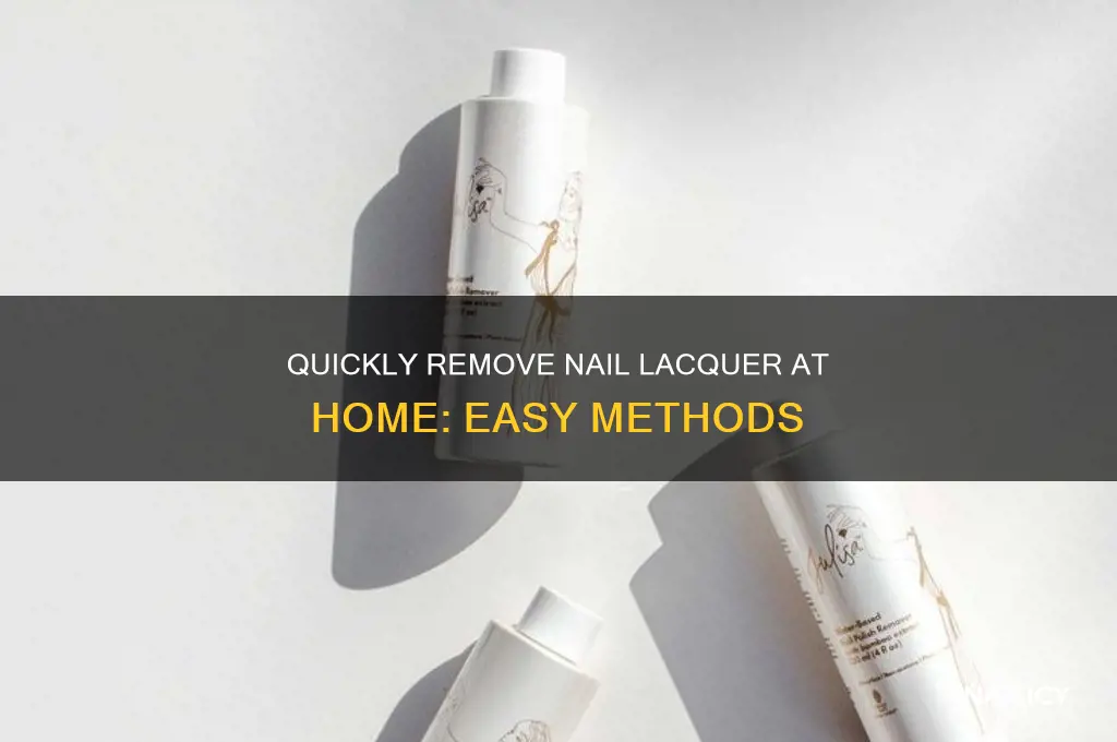 Quickly Remove Nail Lacquer At Home: Easy Methods | Nailicy