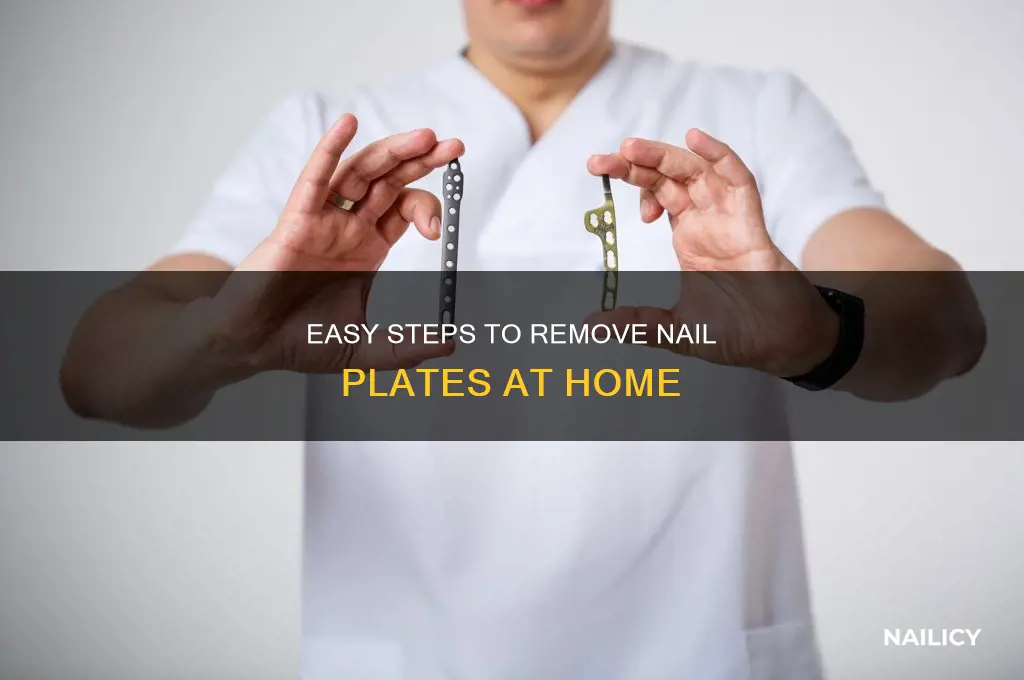 Easy Steps To Remove Nail Plates At Home | Nailicy