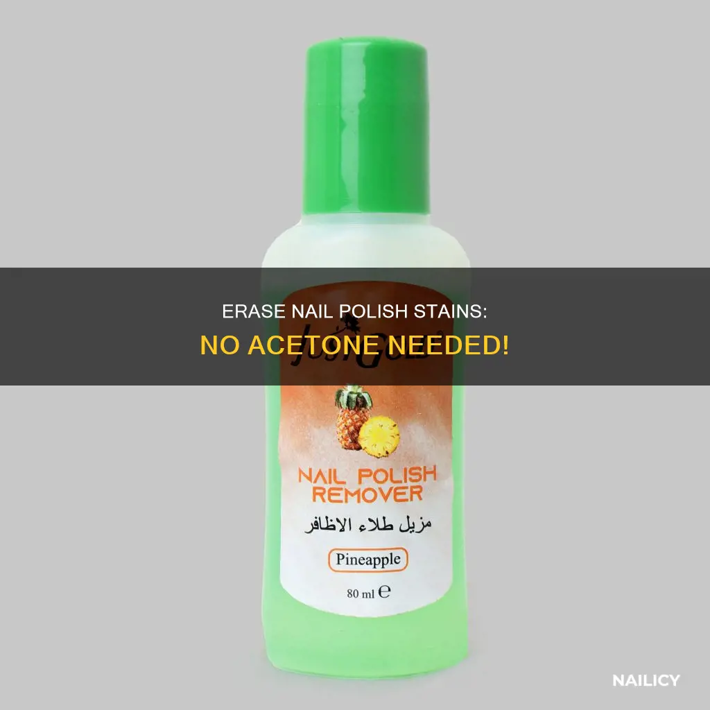 Erase Nail Polish Stains: No Acetone Needed! | Nailicy