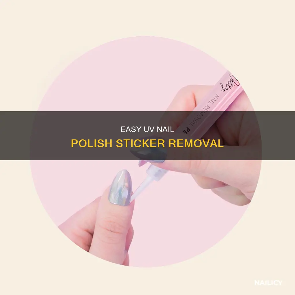 Easy Uv Nail Polish Sticker Removal | Nailicy
