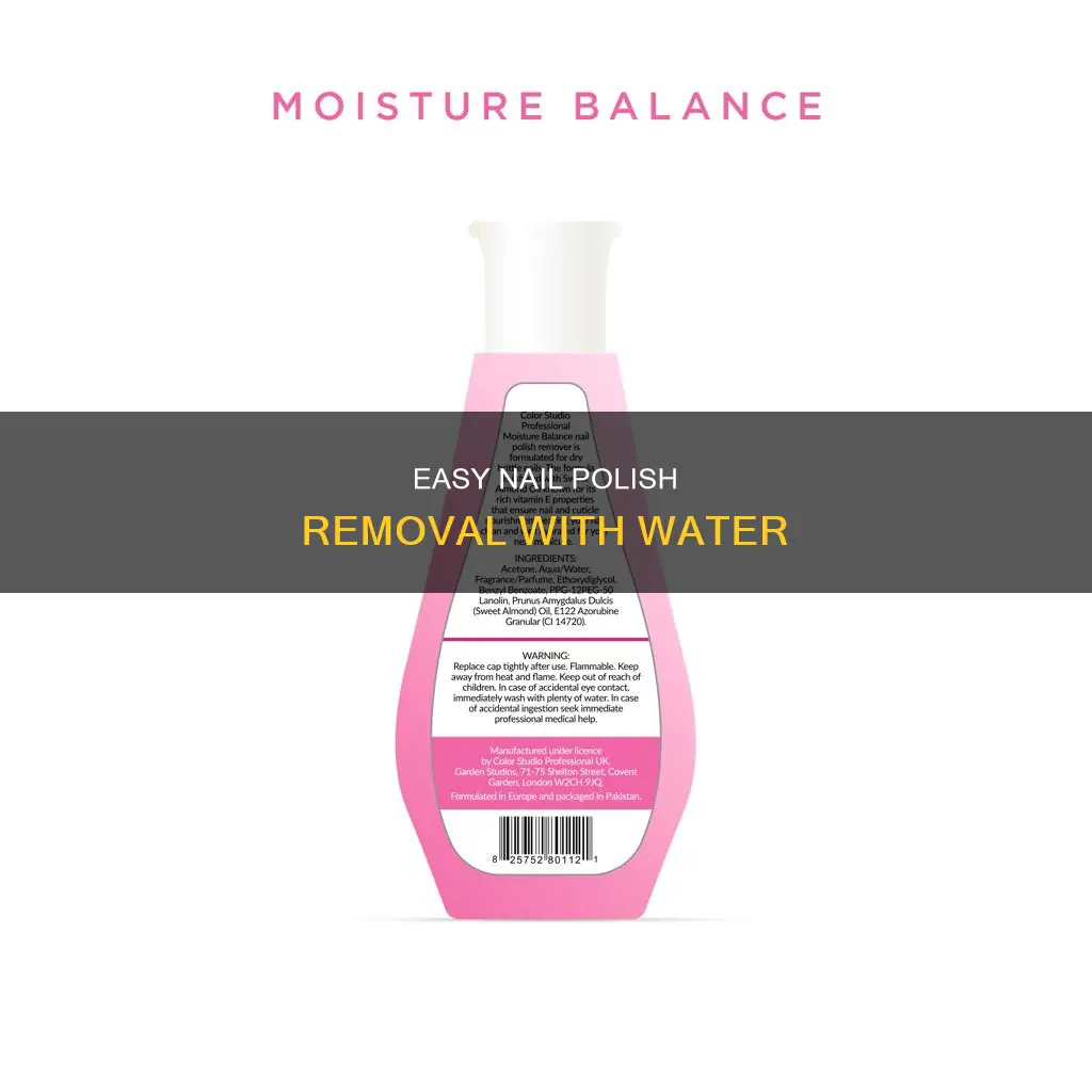 Easy Nail Polish Removal With Water | Nailicy
