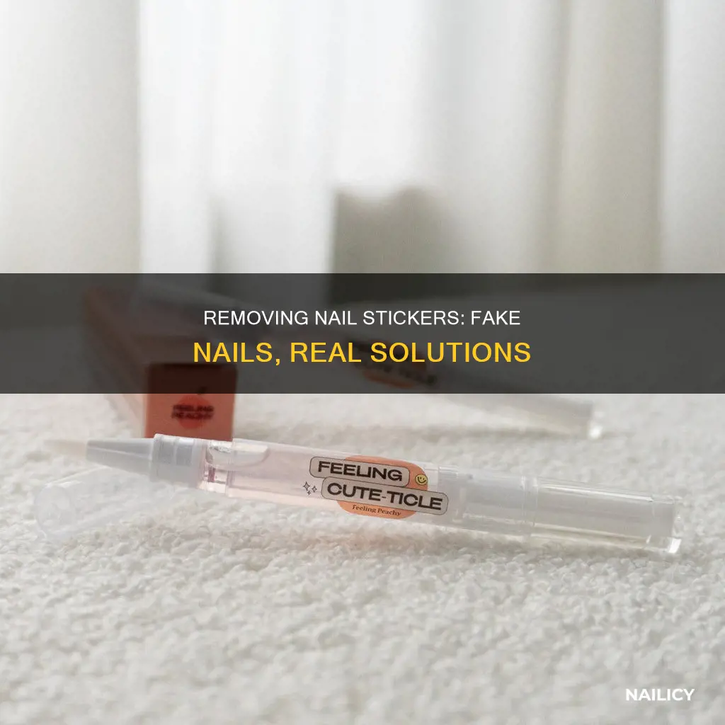 Removing Nail Stickers: Fake Nails, Real Solutions | Nailicy