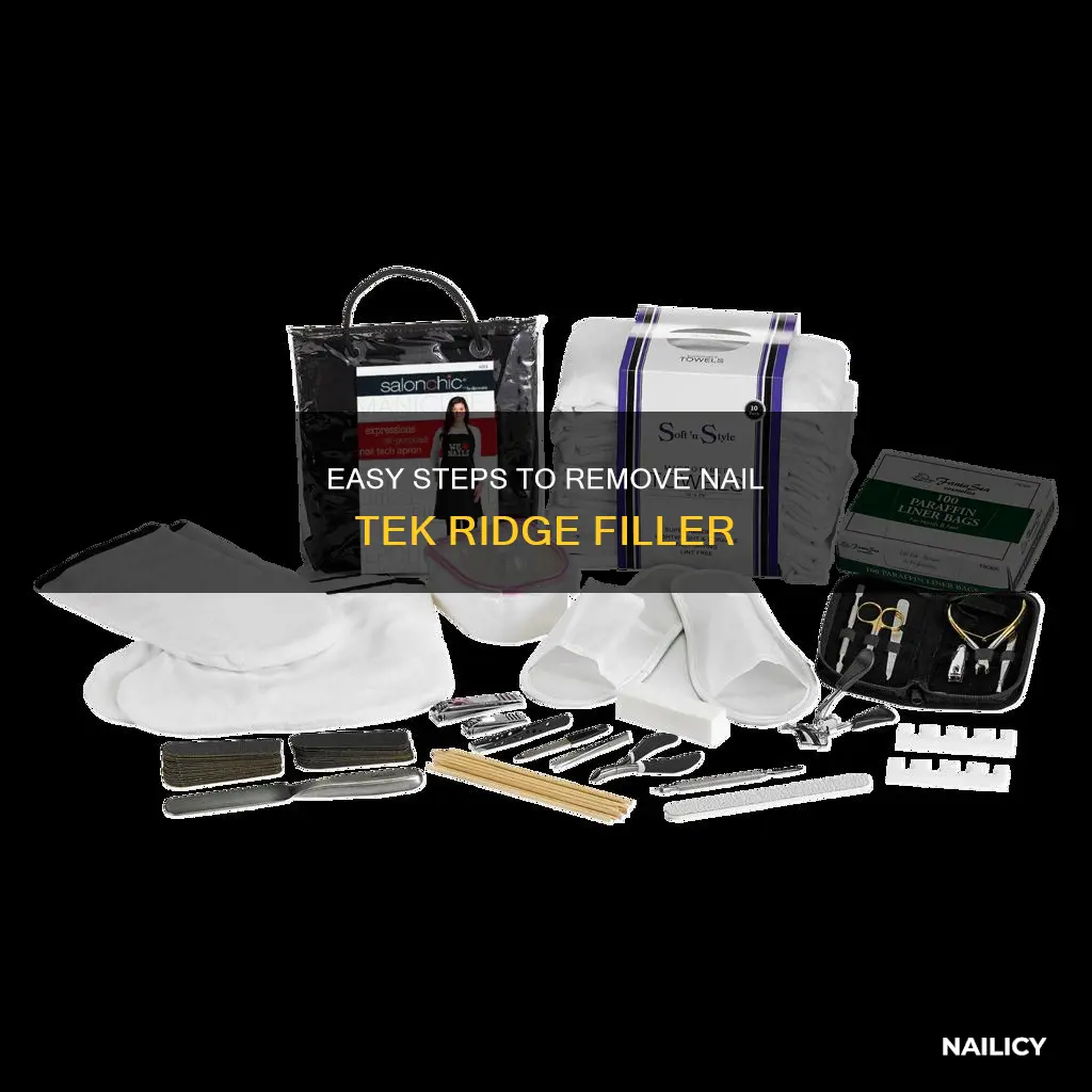 Easy Steps To Remove Nail Tek Ridge Filler | Nailicy