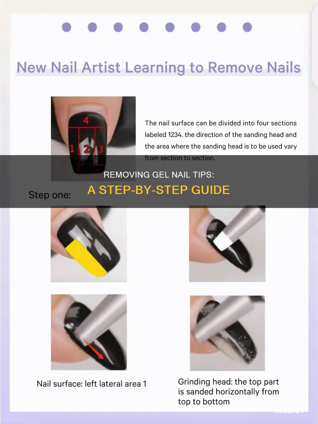 Removing Gel Nail Tips: A Step-By-Step Guide | Nailicy