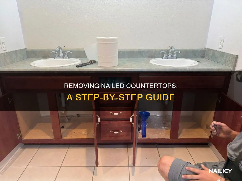 Removing Nailed Countertops: A Step-By-Step Guide | Nailicy