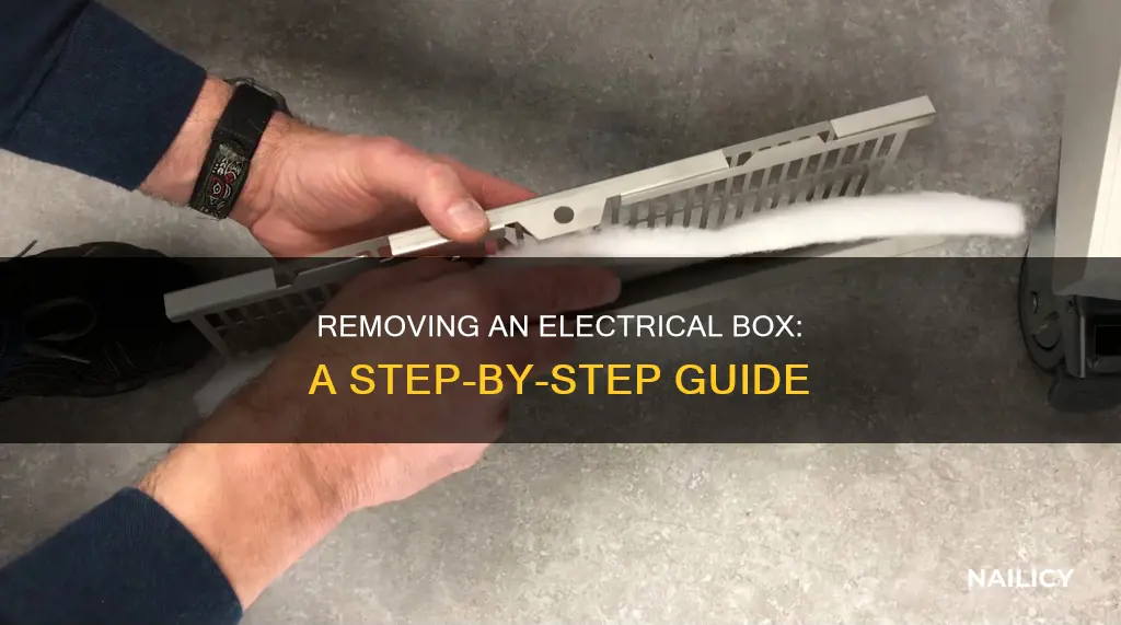 Removing An Electrical Box: A Step-By-Step Guide | Nailicy