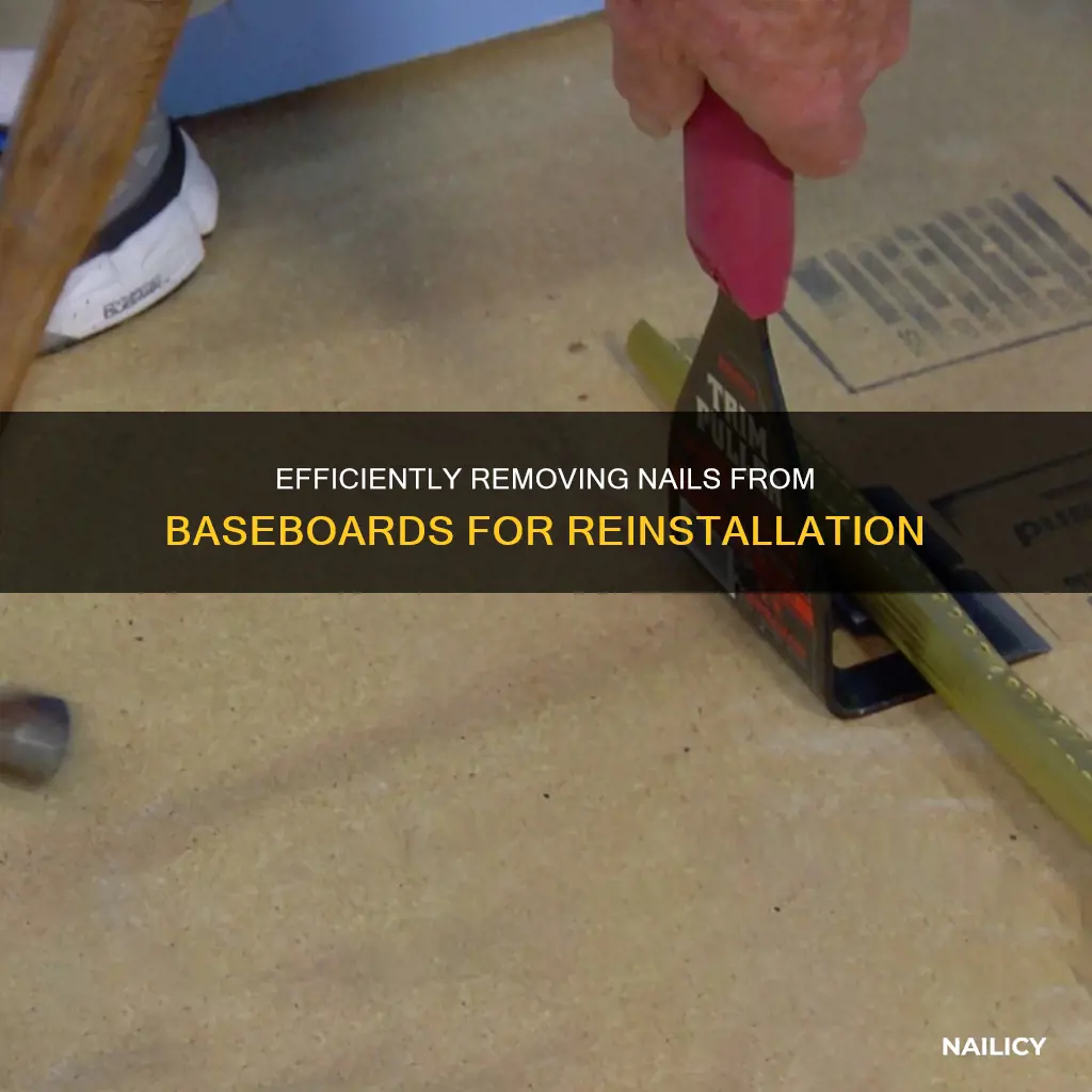 Efficiently Removing Nails From Baseboards For Reinstallation | Nailicy