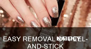 Easy Removal Of Peel-And-Stick Nails At Home | Nailicy