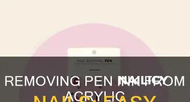 Removing Pen Ink From Acrylic Nails: Easy Solutions | Nailicy