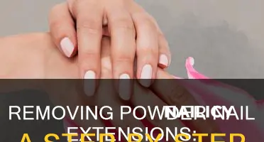 Removing Powder Nail Extensions: A Step-By-Step Guide | Nailicy