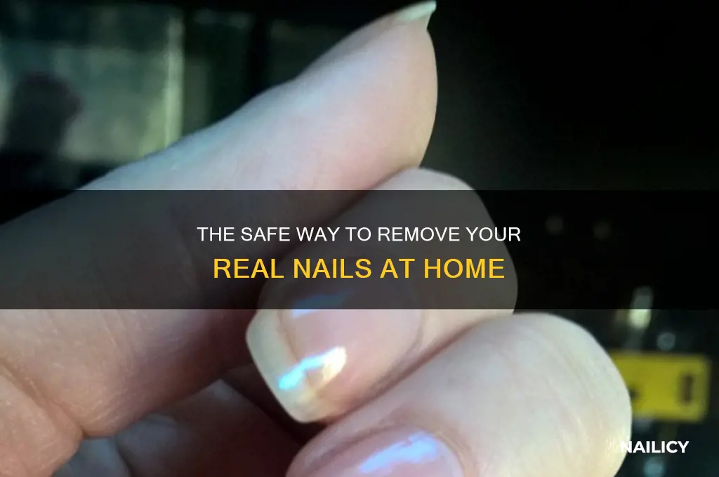 The Safe Way To Remove Your Real Nails At Home | Nailicy