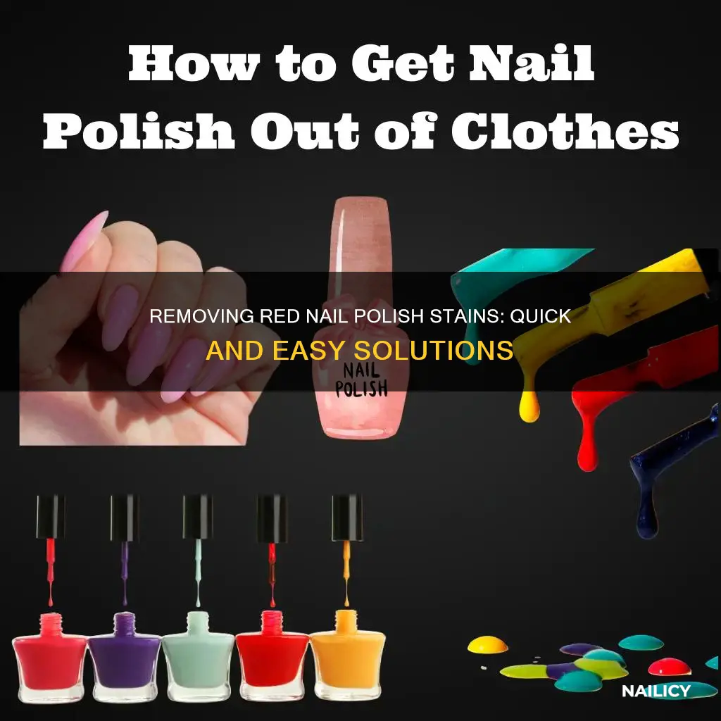 Removing Red Nail Polish Stains: Quick And Easy Solutions | Nailicy