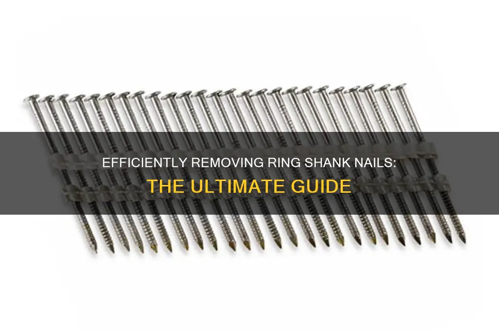 Efficiently Removing Ring Shank Nails: The Ultimate Guide | Nailicy