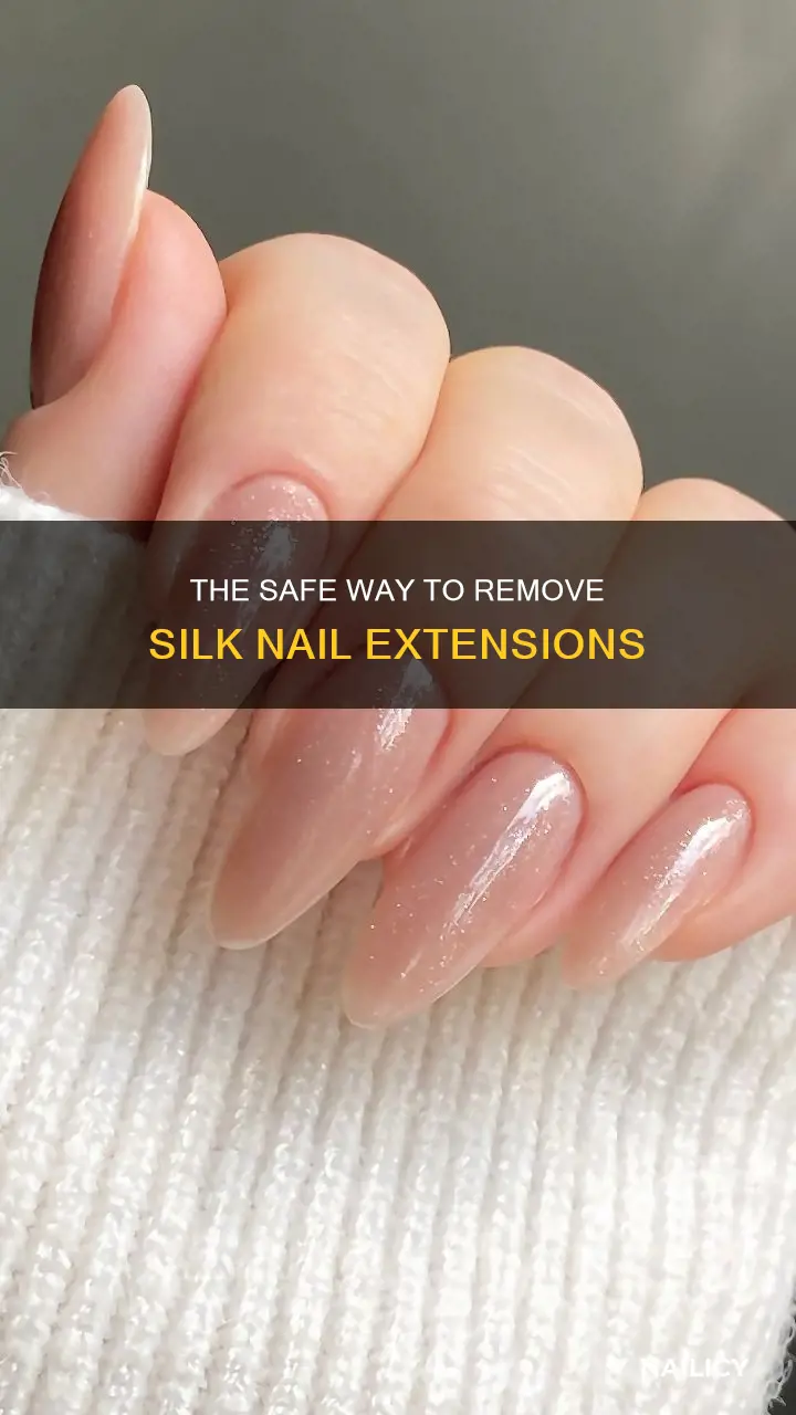 The Safe Way To Remove Silk Nail Extensions | Nailicy