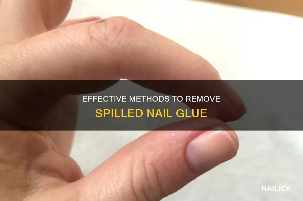 Effective Methods To Remove Spilled Nail Glue | Nailicy