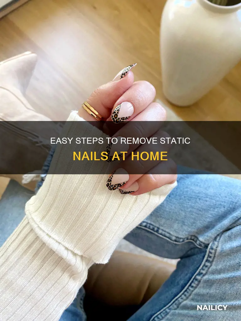 Easy Steps To Remove Static Nails At Home | Nailicy