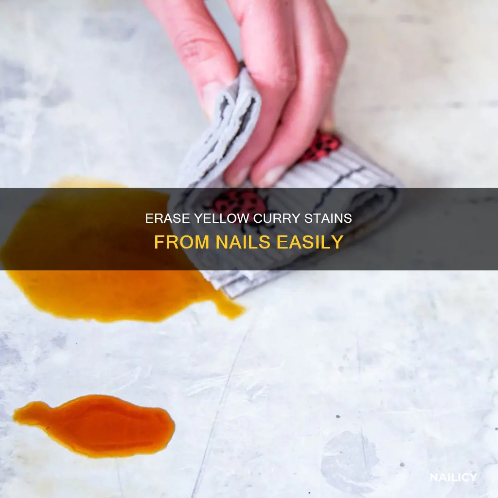 Erase Yellow Curry Stains From Nails Easily | Nailicy