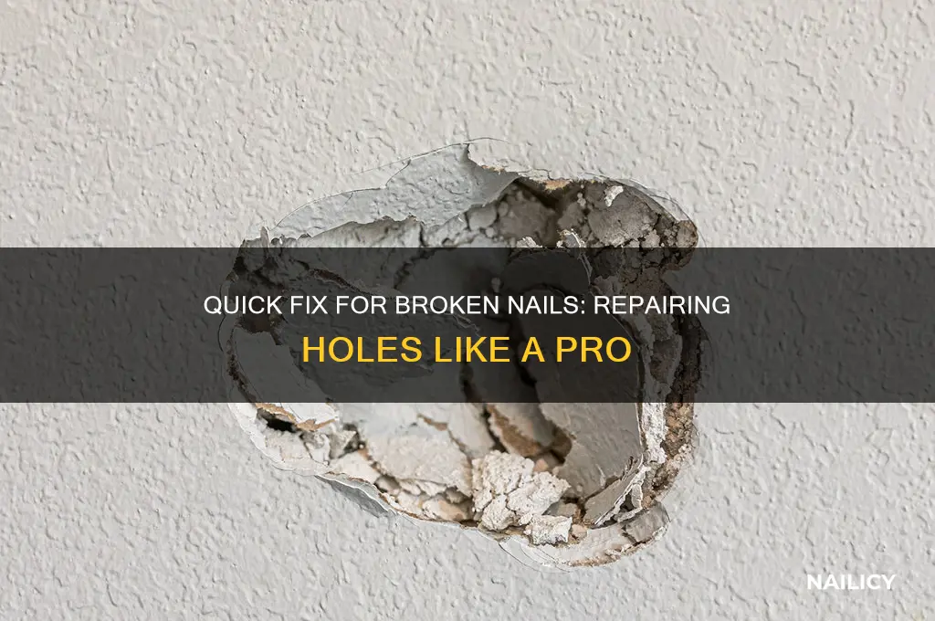 Quick Fix For Broken Nails: Repairing Holes Like A Pro | Nailicy