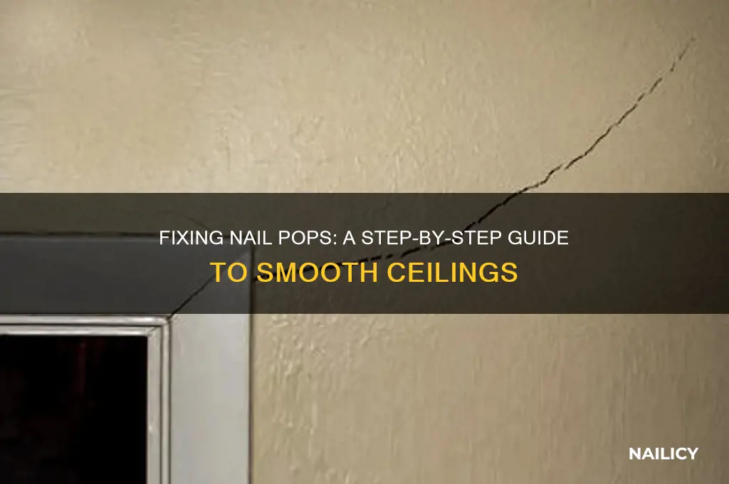 Fixing Nail Pops: A Step-By-Step Guide To Smooth Ceilings | Nailicy