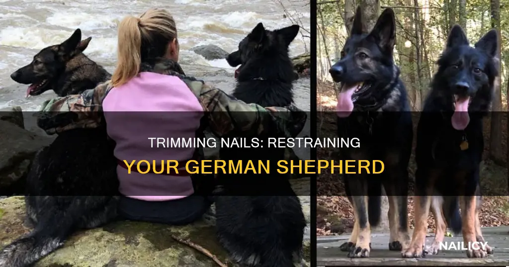 Trimming Nails: Restraining Your German Shepherd | Nailicy